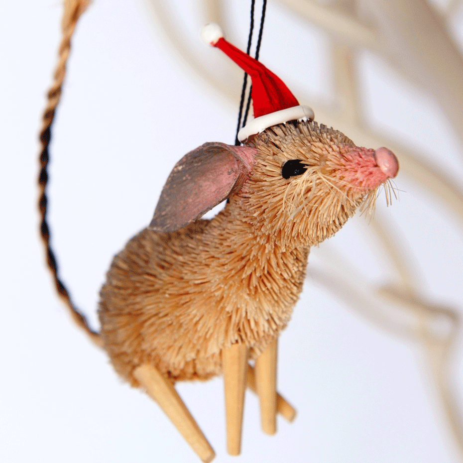 Christmas Tree Ornament Decoration Australian Native - Bilby with Sant ...